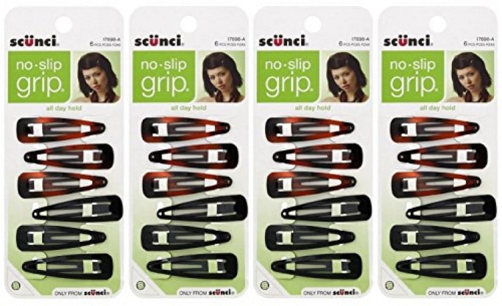 Scunci No Slip Snap Clippies, 24 Count, 5cm - Walmart.com