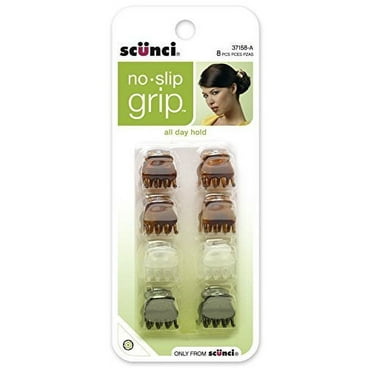 Scunci Effortless Beauty Thick Hair Mini Jaw Clips 18 ea (Pack of 2 ...