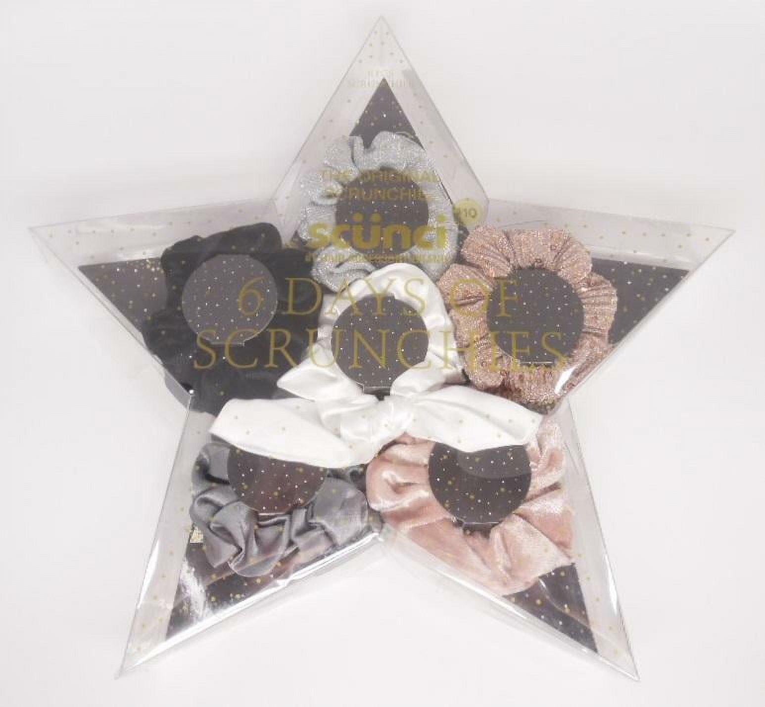 Scunci The Original Scrunchie Star Gift Set - 6 Days of Scrunchies ...