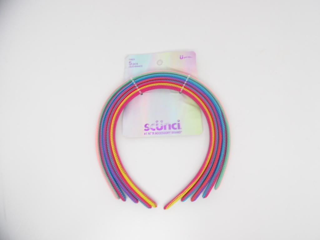 Scunci U Got This Colorful Headbands, Assorted Colors, 5-Pieces ...