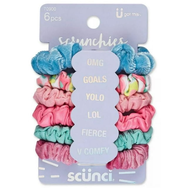 Scunci U Got This Mood Hair Ties Ponytailers The Original Scrunchie ...