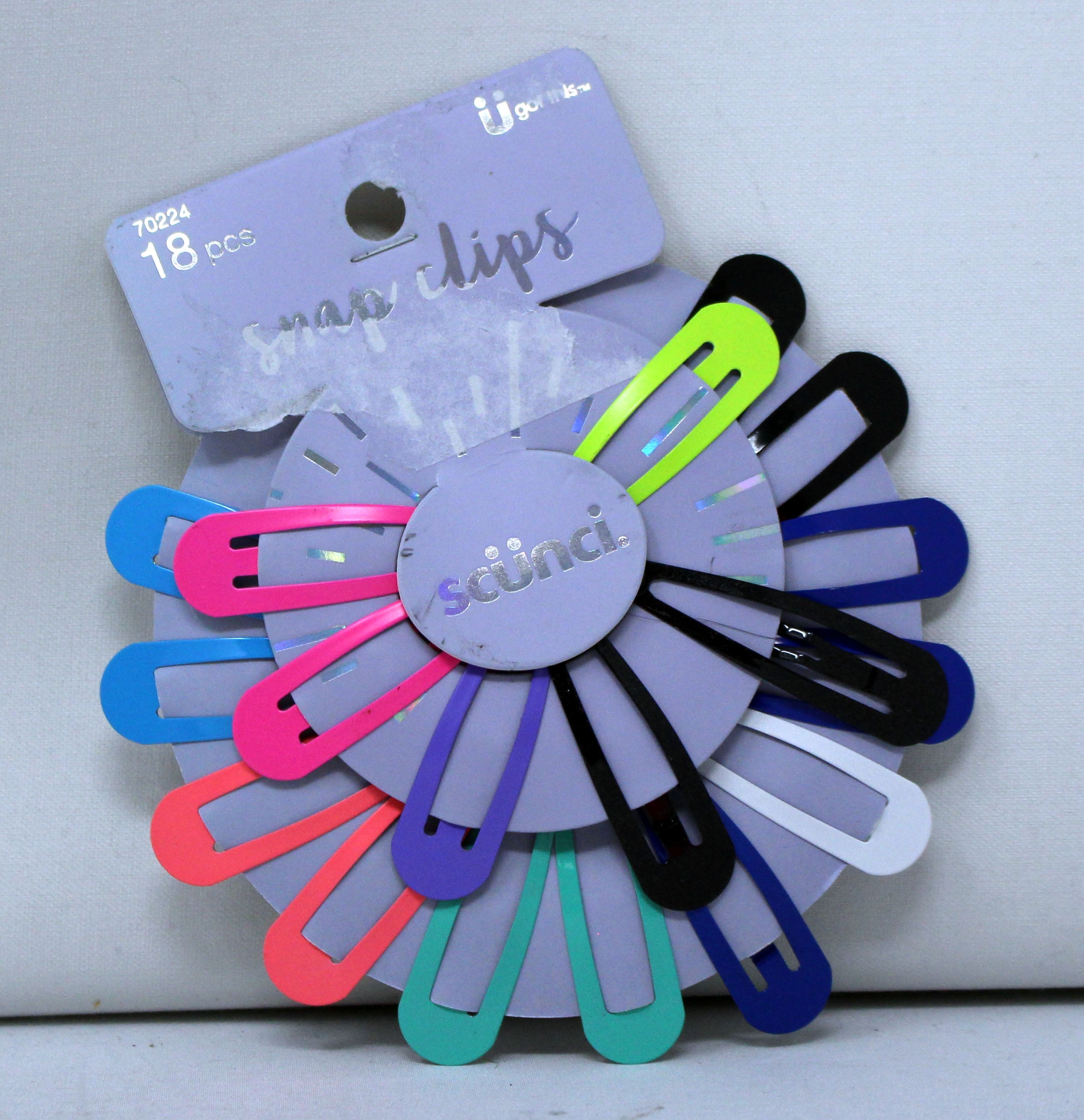 scunci Snap Clips, Multi-Color, 18 Count Hair Clips - Walmart.com