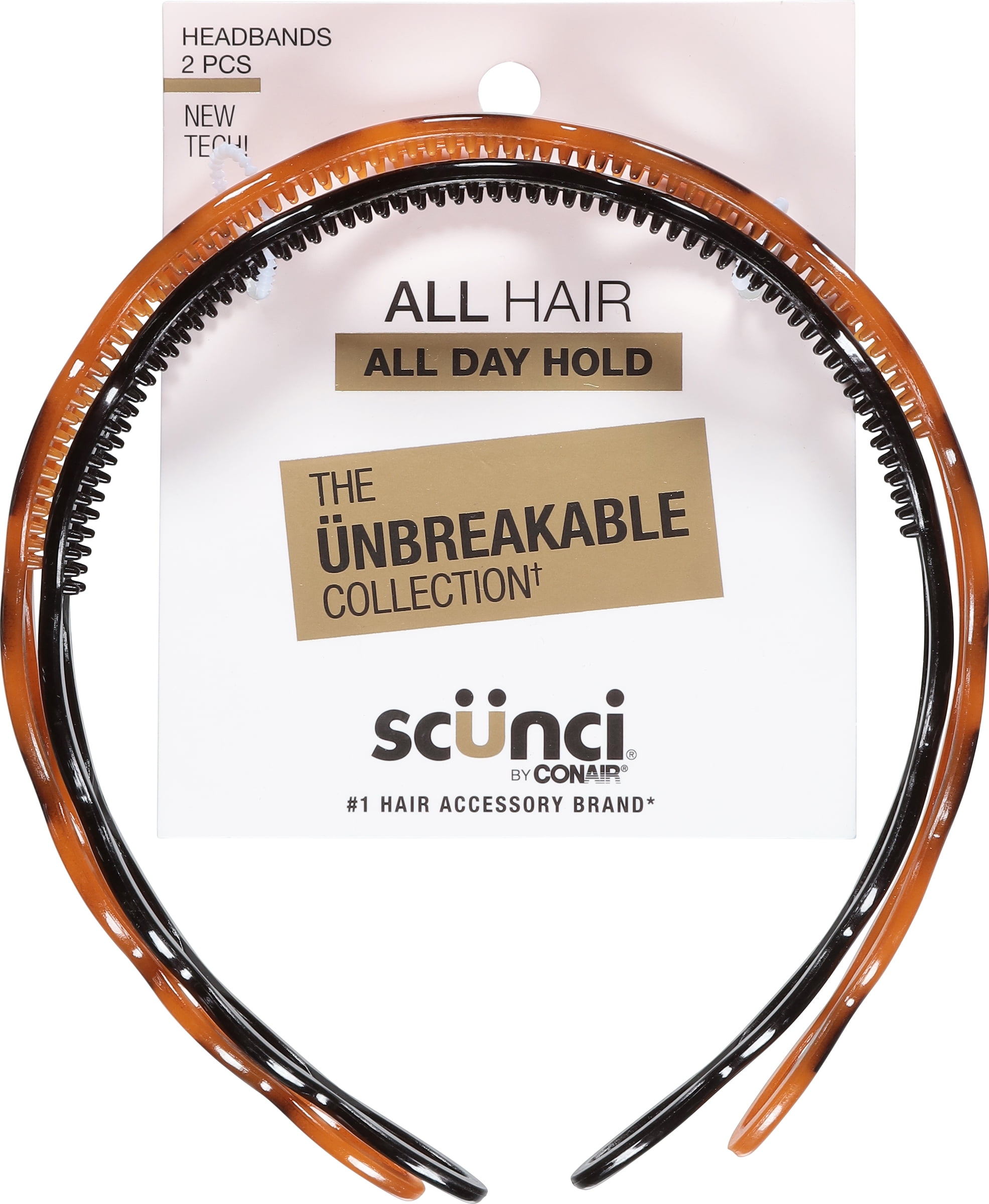 Scunci All Hair Headbands 2 ea - Walmart.com
