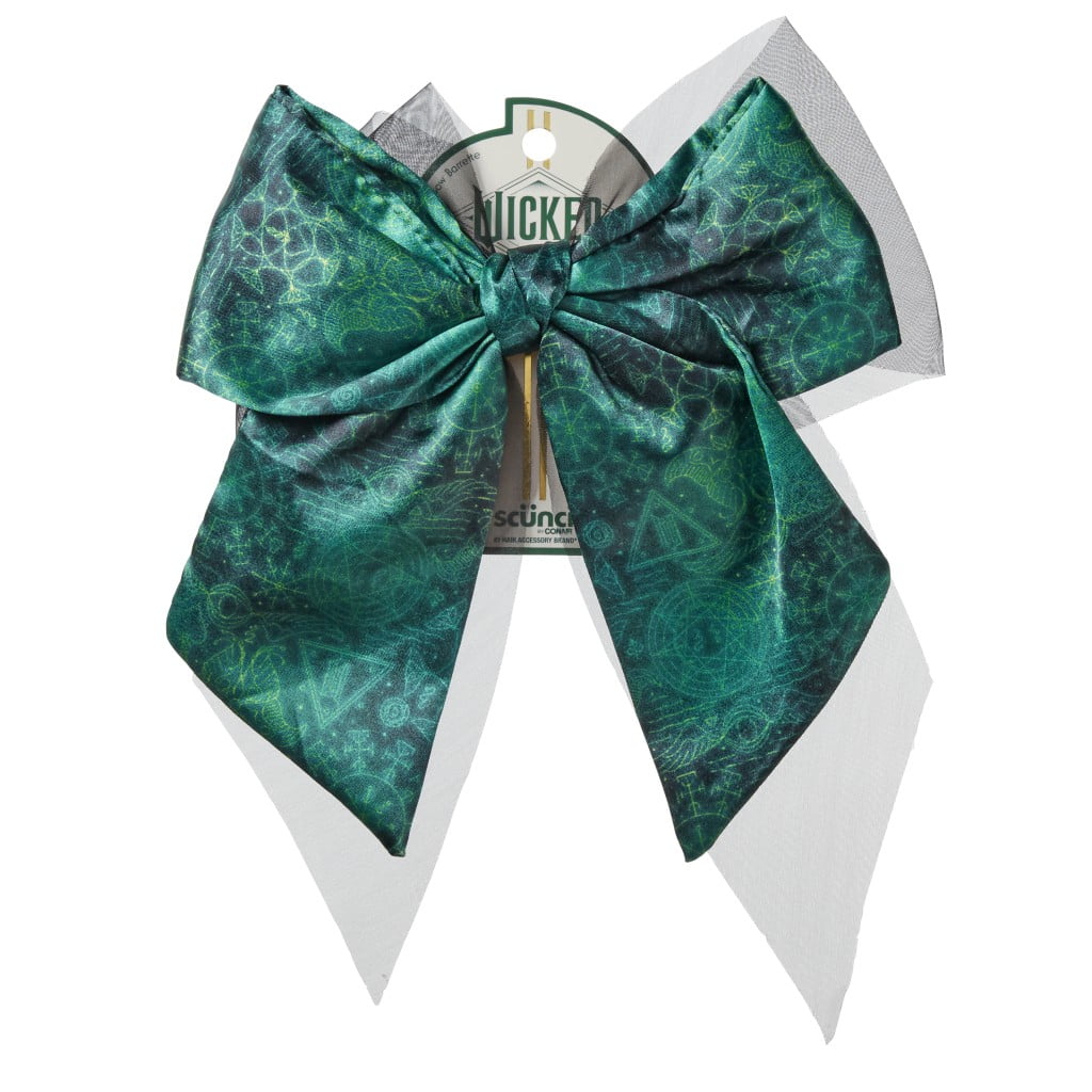 Scunci Wicked Elphaba 1PK Bow Barrette - Walmart.com