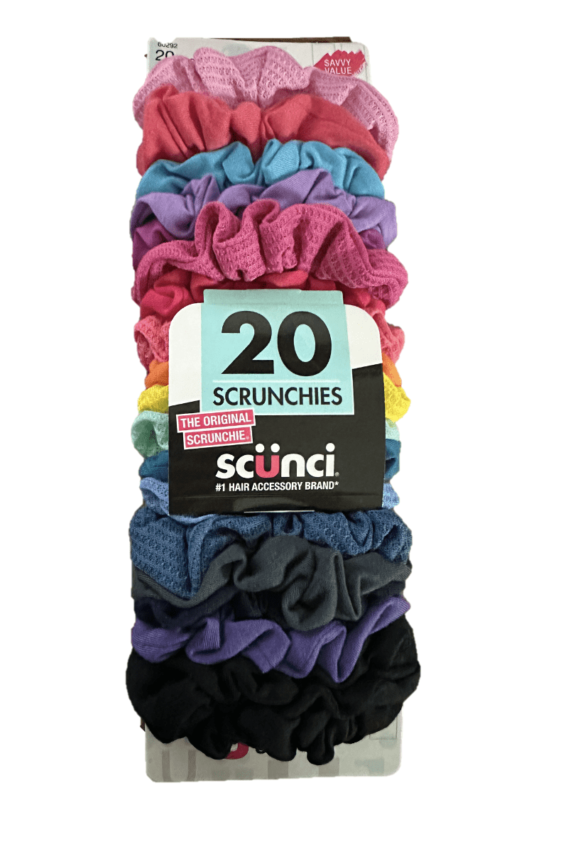 Scunci by Conair The Original Super Comfy Waffle Knit Scrunchie ...