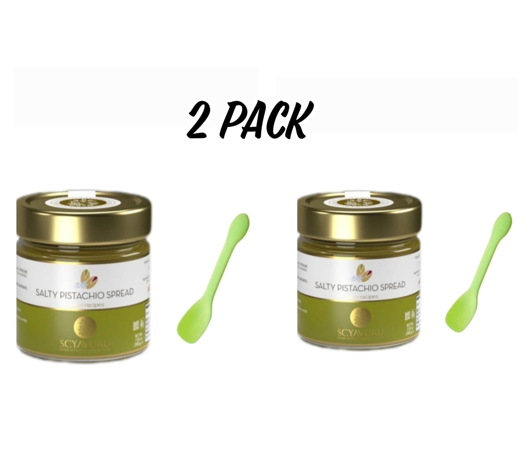 Scyavuru Salty Sicilian Pistachio Cream 2 pack - Walmart.com