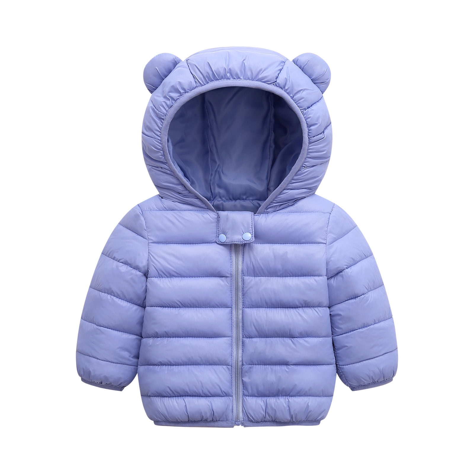 Scyoekwg 2022 Winter Coat for Kids Toddler Baby Boys Girls with Cute Bear Ear Hooded Light ...