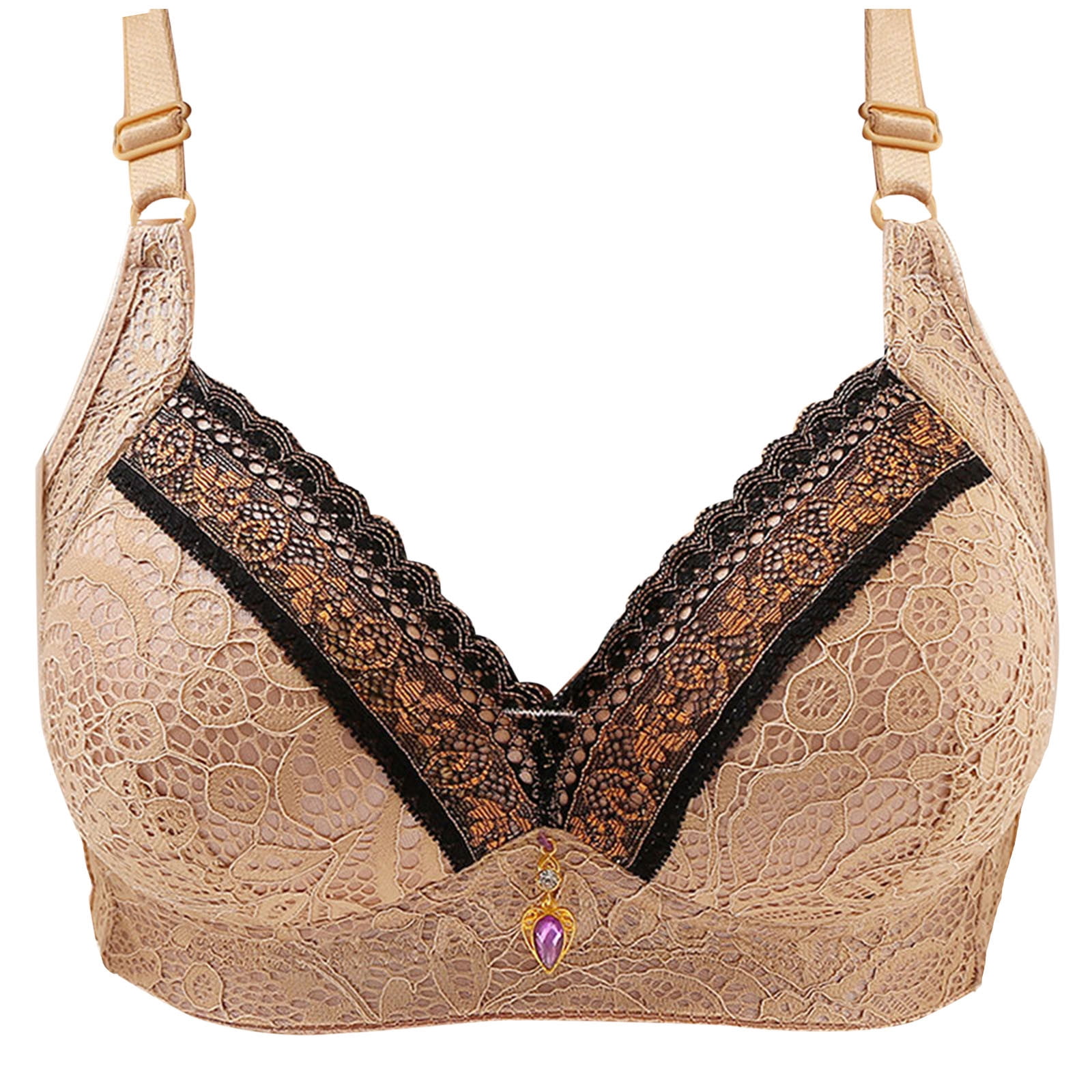 Scyoekwg Comfort Bras for Women Trendy Soft Ultra Light Bras Solid ...