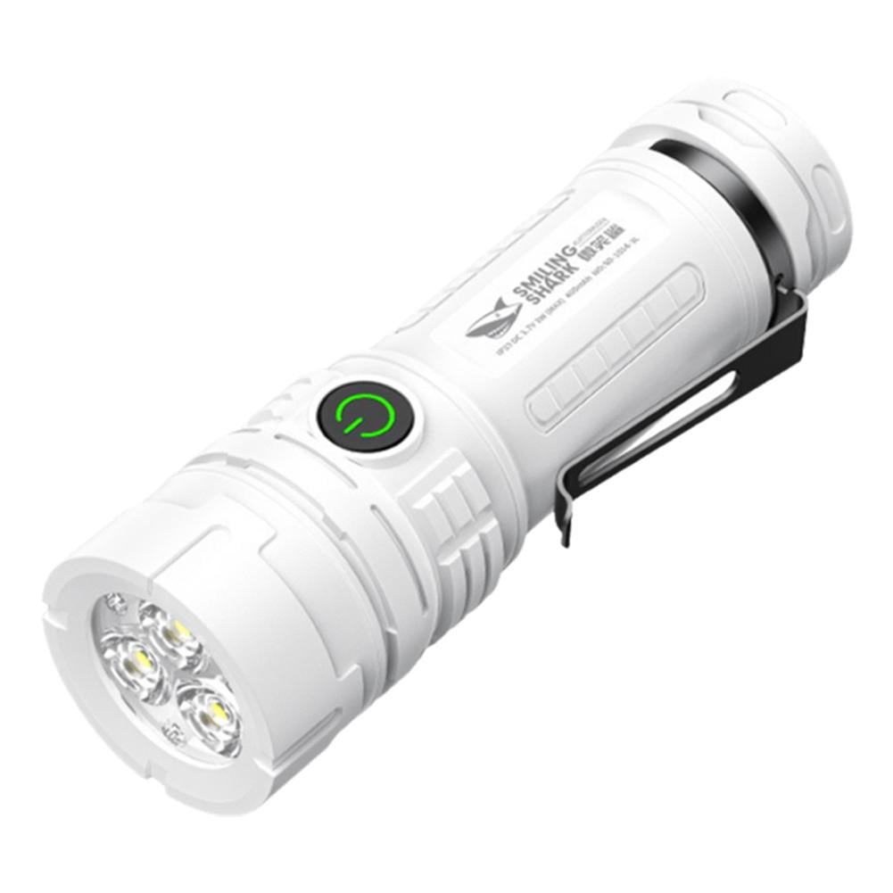 Sd-1014 Three-Bead Mini Portable Flashlight [Built-In Battery 400Mah ...