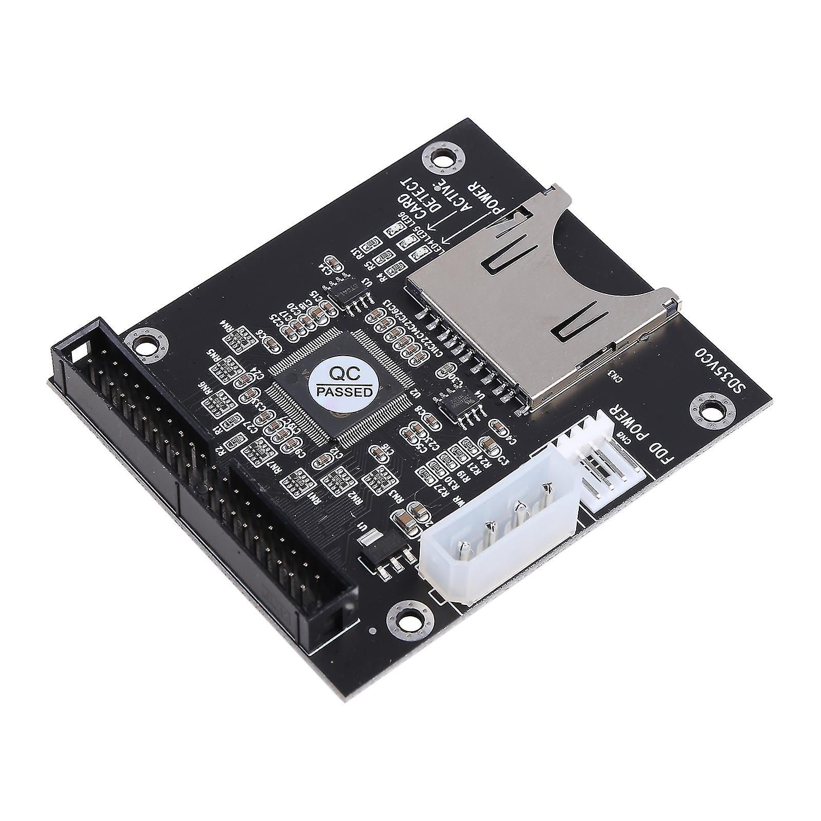 Sd Card To 3.5" 40pin Male Ide Hard Disk Drive Adapter Card 3.5inch Ide - Walmart.com