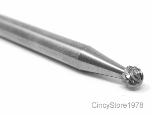 Sd14D Ball Shape 3/16" Carbide Burr Bur Tool Die Grinder Bit 1/4" Shank ...