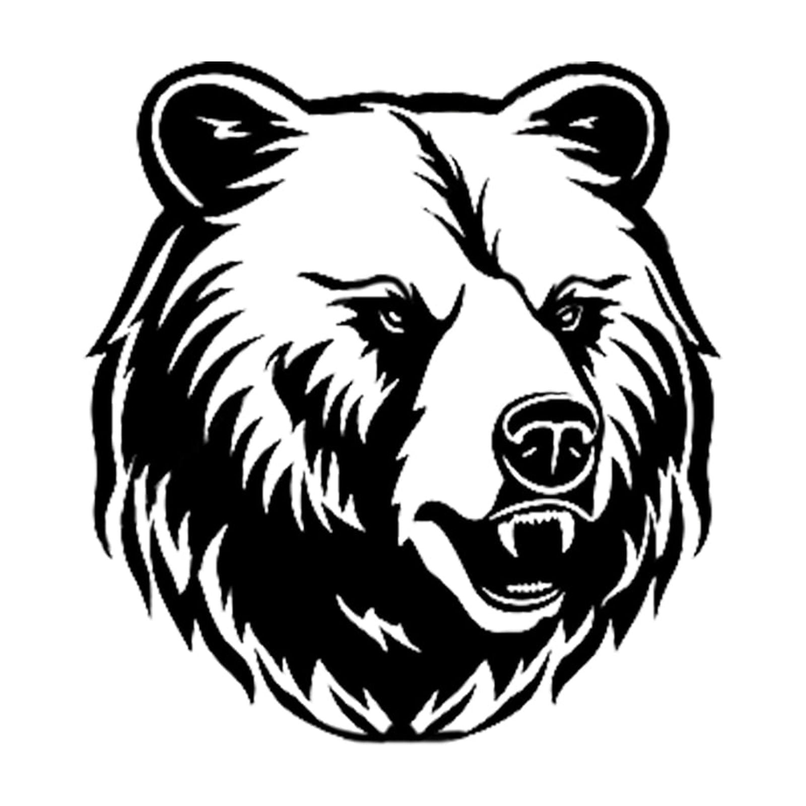 Sdcart Majestic Bear Head Metal Wall Art - Rustic Lodge Decor Gallery ...