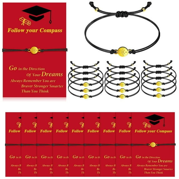 Sdmnsg-T 2026 Graduation Bracelet Set Adjustable Compass Graduation ...
