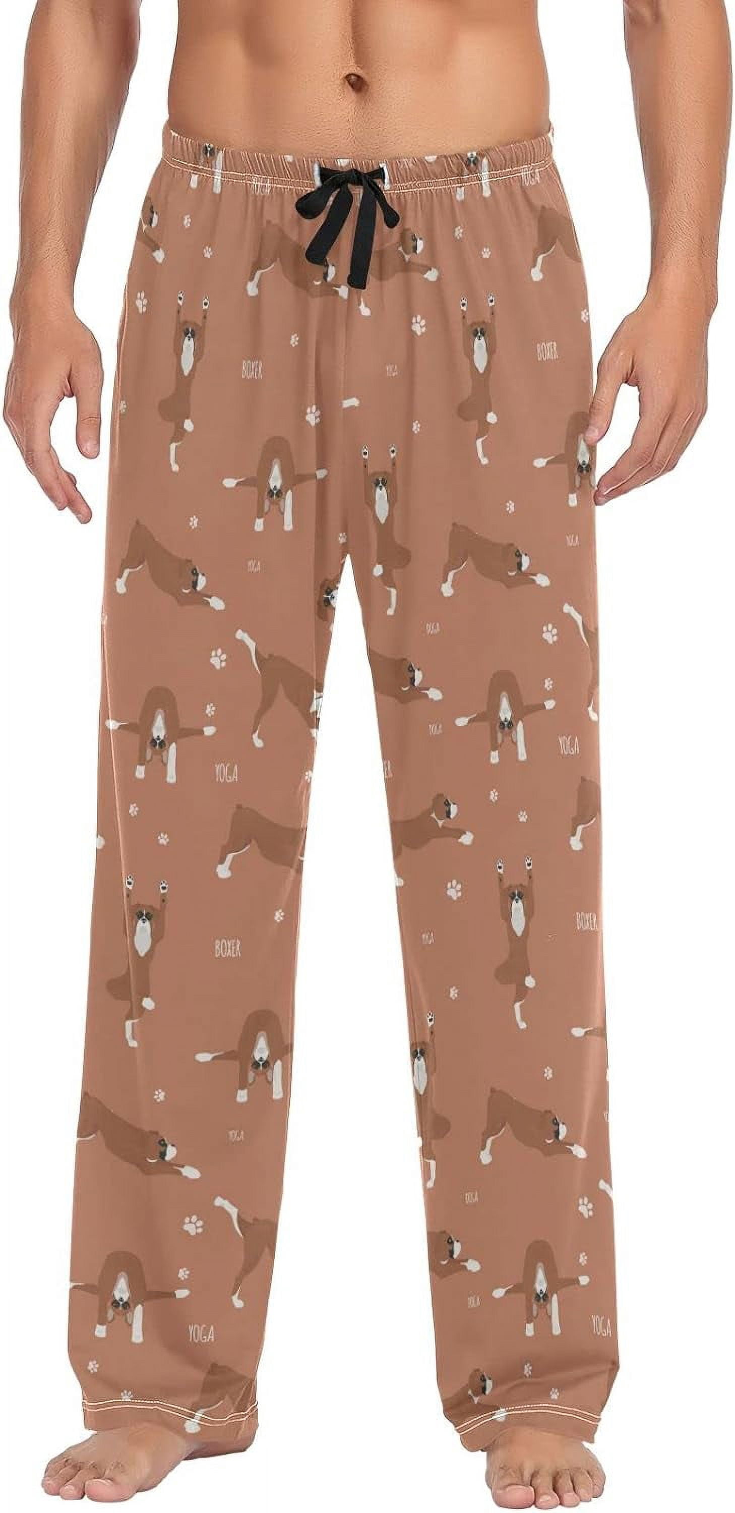 Sdmnsg-T Boxer Dog Pajama Pants Mens Lounge Pants Soft Pajama Bottoms ...