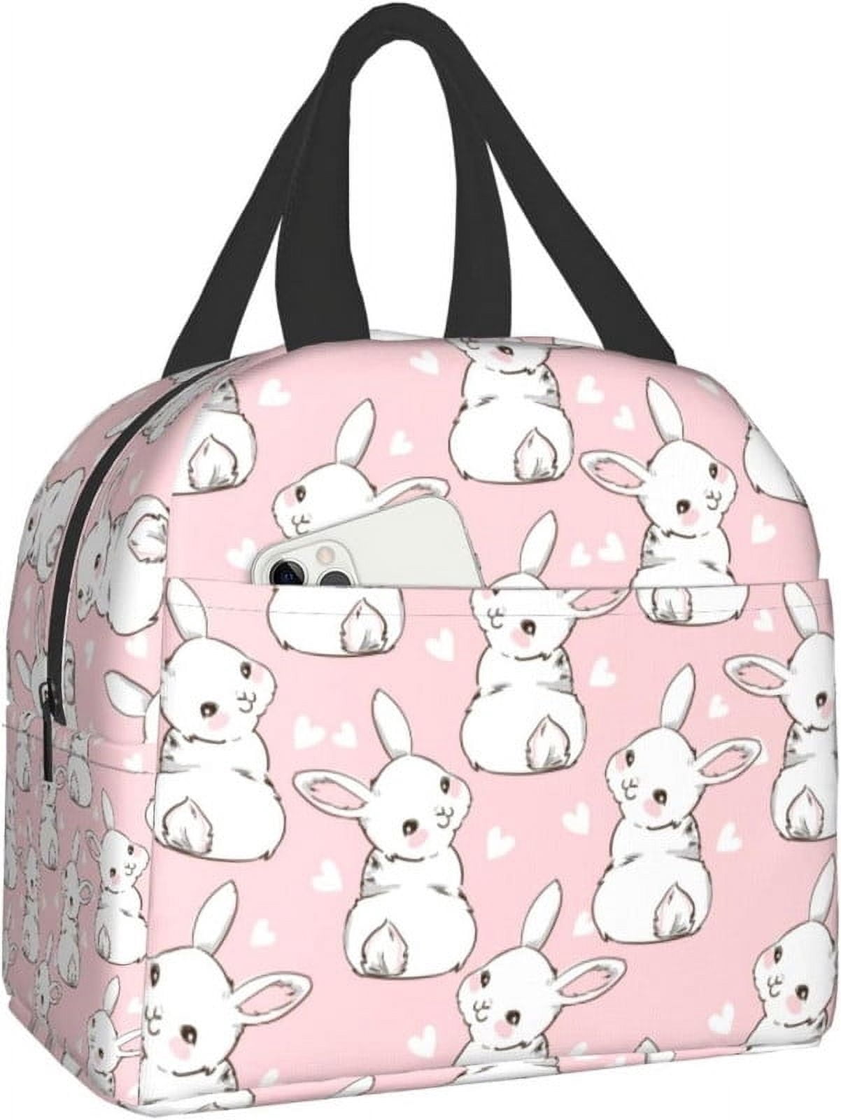Sdmnsg-T Cute Bunny Print Lunch Box for Adults Women Lunch Box ...