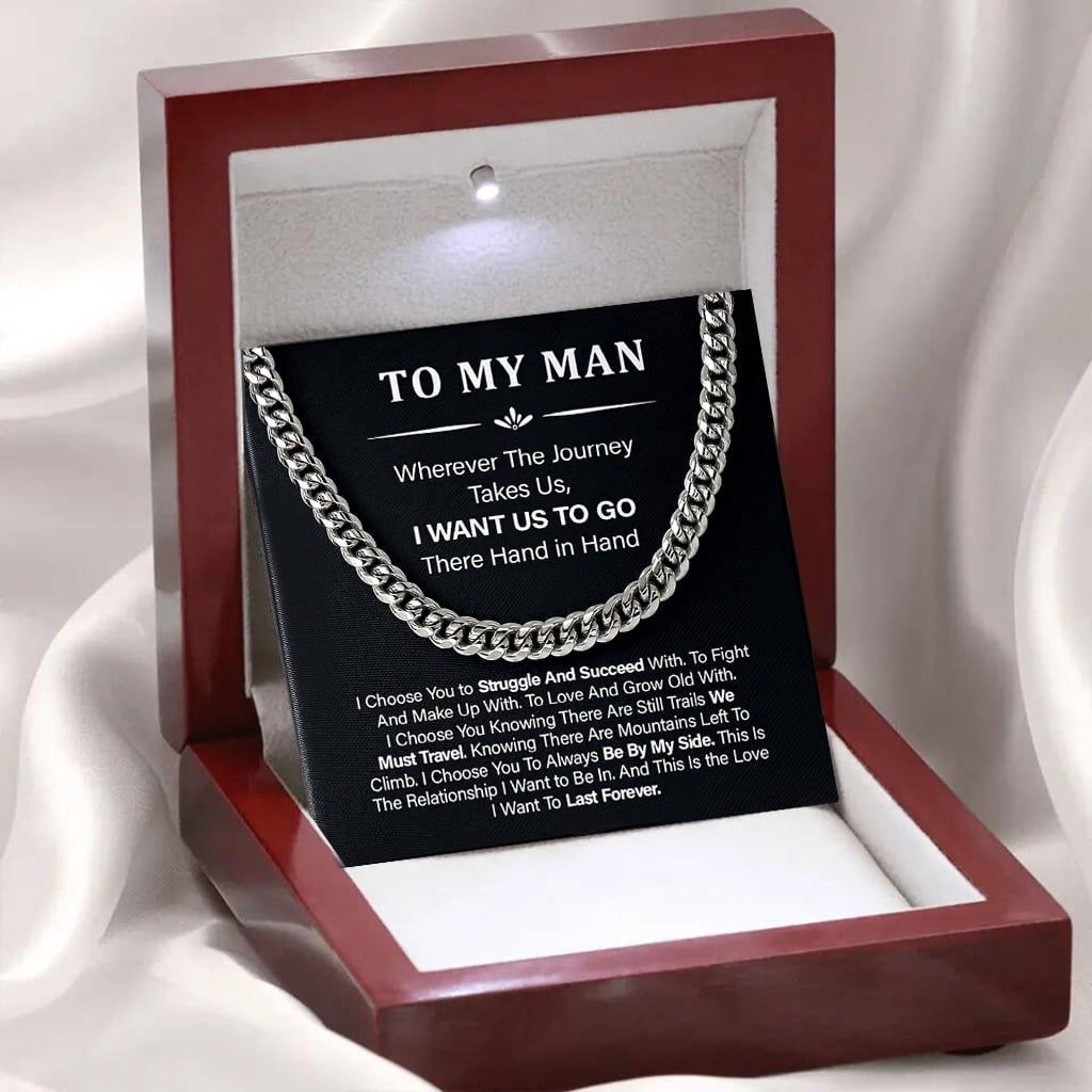 Sdmnsg-T Promise Necklace For Him, Personalized To My Man Necklaces ...