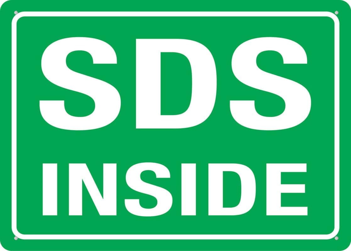 Sds Inside Sign Outdoor Metal Sign - 12 X 8 Metal Signs For Business ...