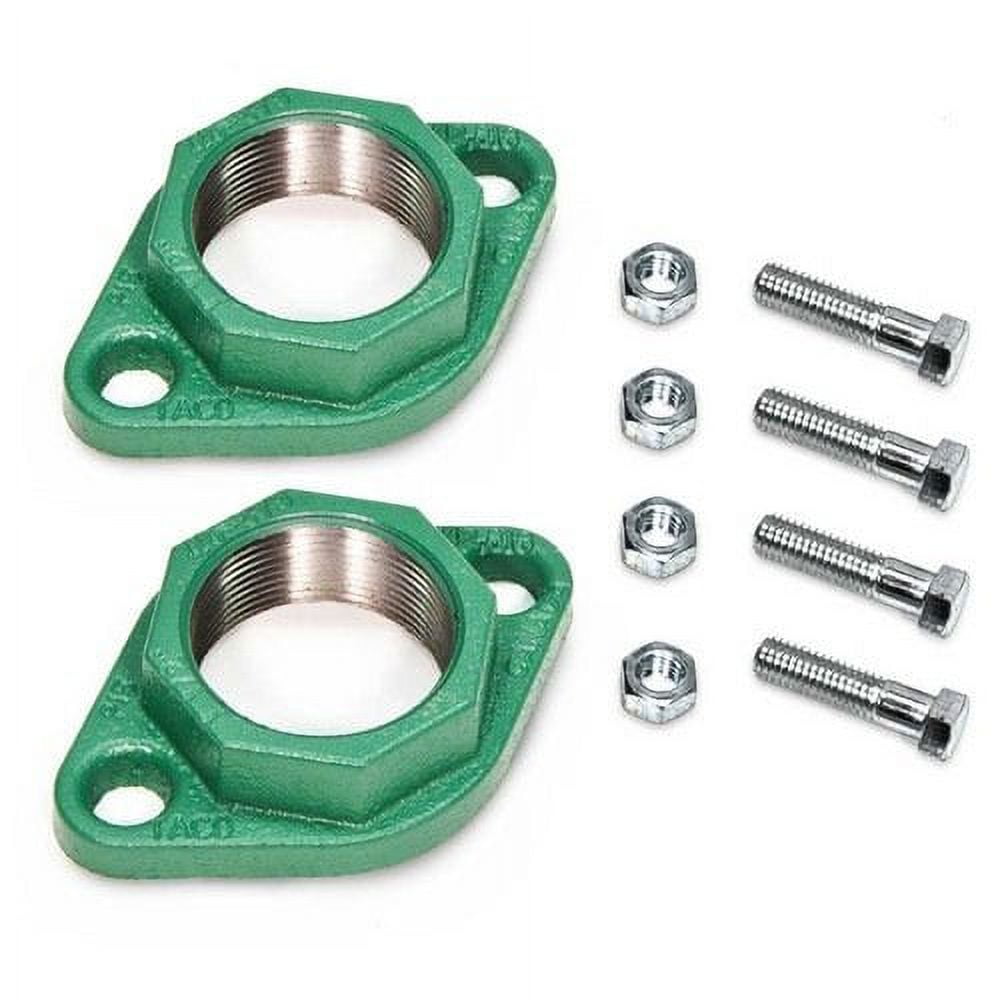 Taco Flange,1 1/2 In Flanged, Cast Iron,PK2 110-254F-1 - Walmart.com