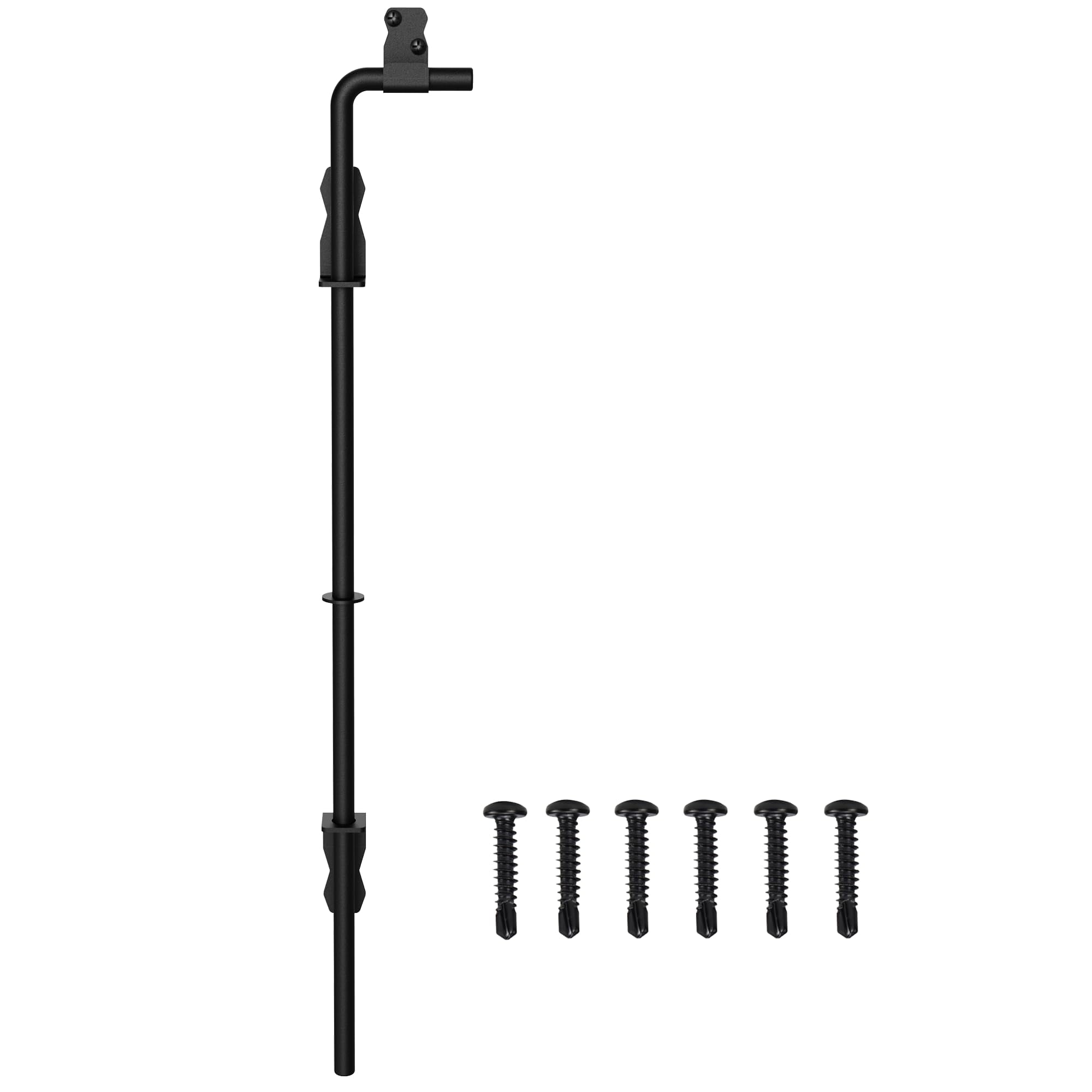 Sdstone 24 Inch Heavy Duty Cane Bolt Gate Drop Rod Hardware Ground ...