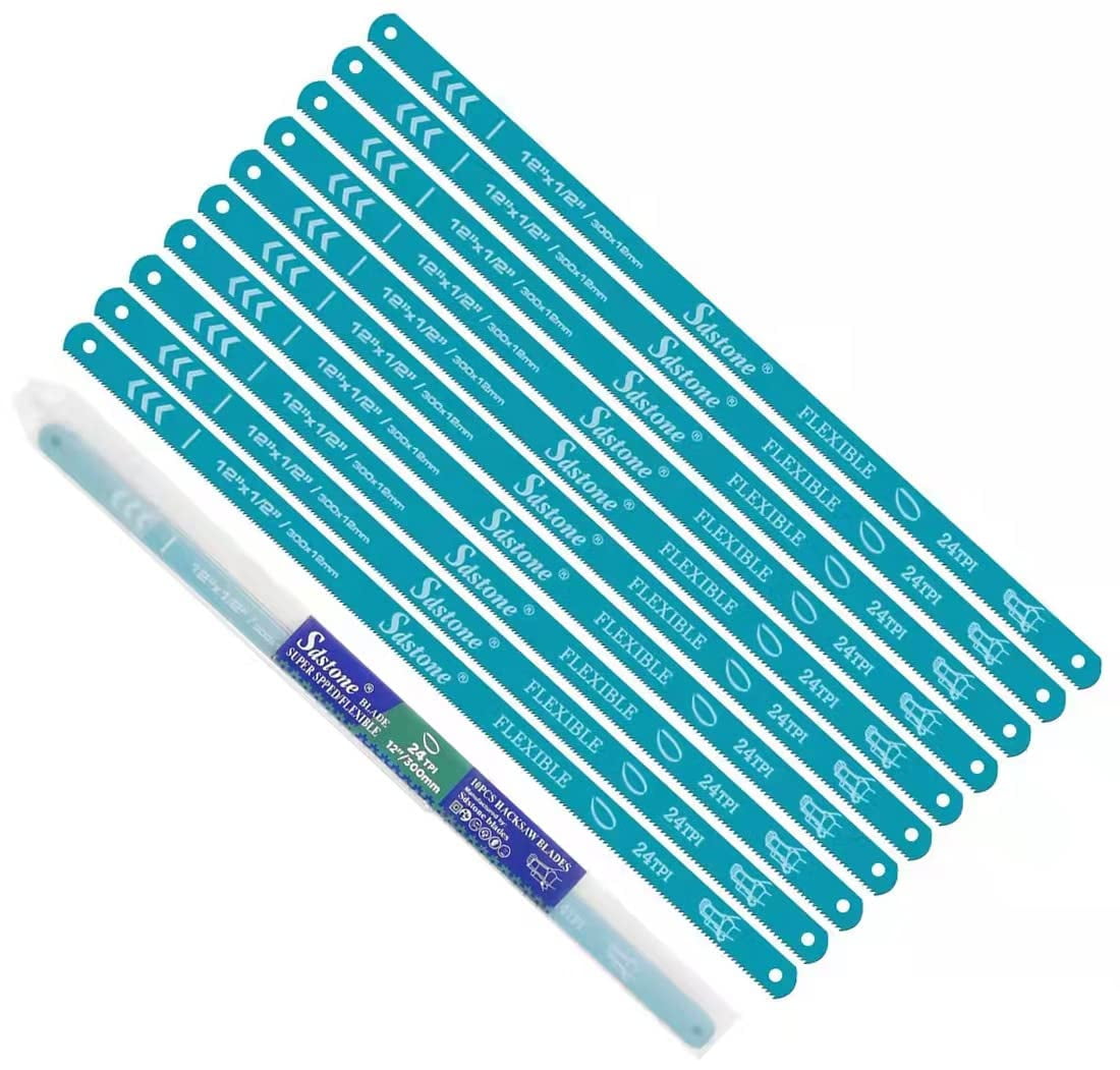 Sdstone Hacksaw Blades High Speed Replacement Blades 24 TPI - 12 ...