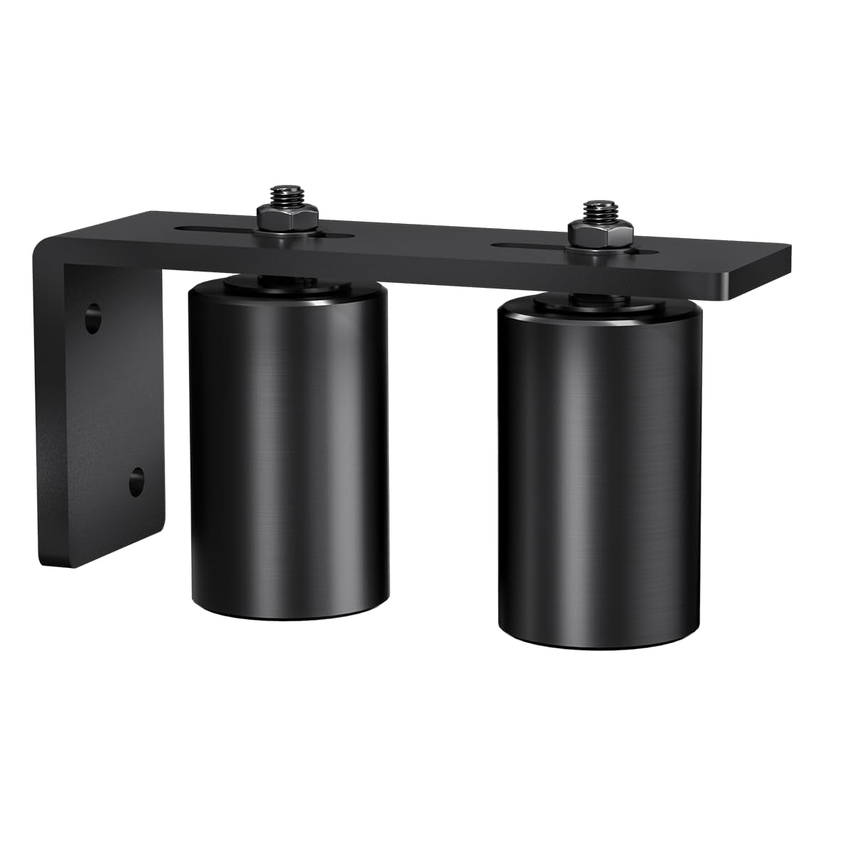 Sdstone Slide Gate Guide Roller 3" Black with L Rear Post Bracket ...