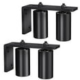 Sdstone Slide Gate Guide Roller 4" Black with L Rear Post Bracket ...