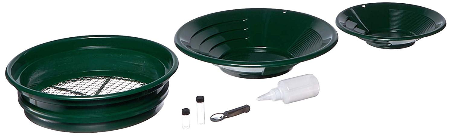 Se Gp5-Kit107 Prospecting Mining Panning Kit Classifier And 2 Gold Pans ...