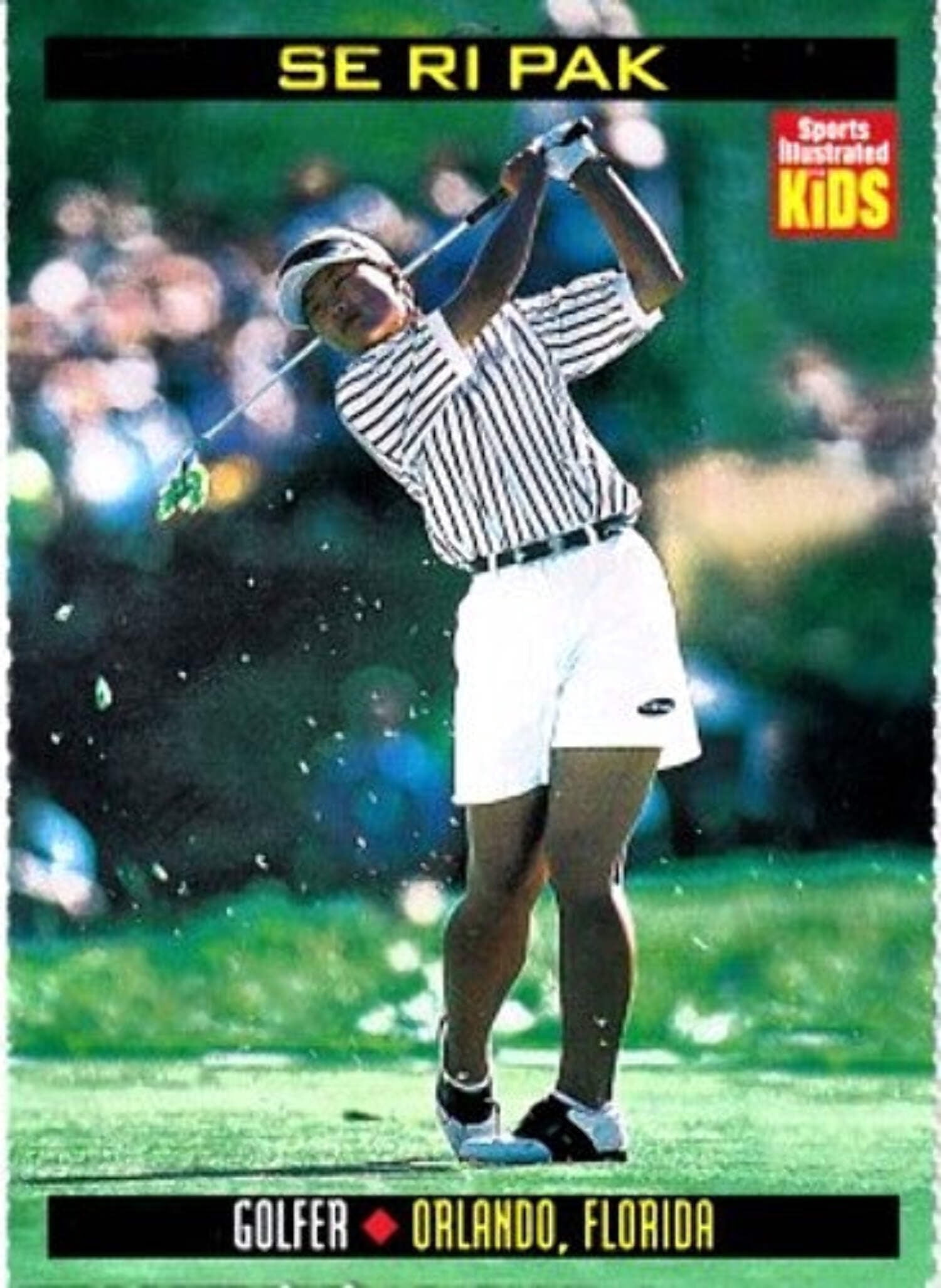 Se Ri Pak 1998 Sports Illustrated for Kids LPGA golf Rookie Card ...