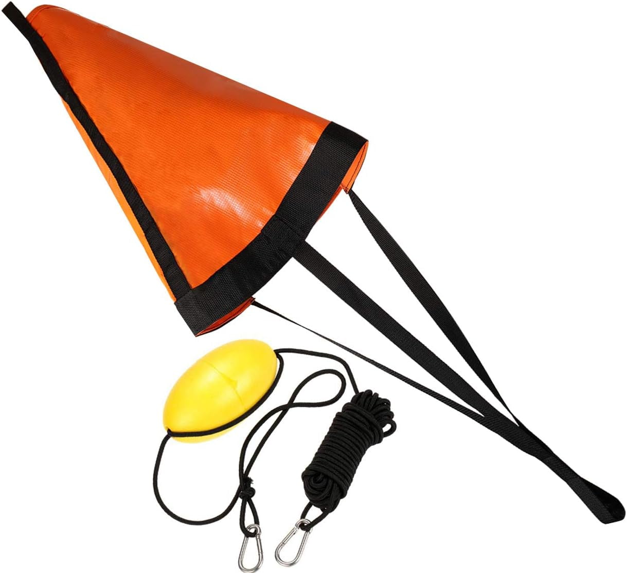 Sea Anchor Drift Sock,32”/42”/53” Parachute Drift Anchor with Harness ...