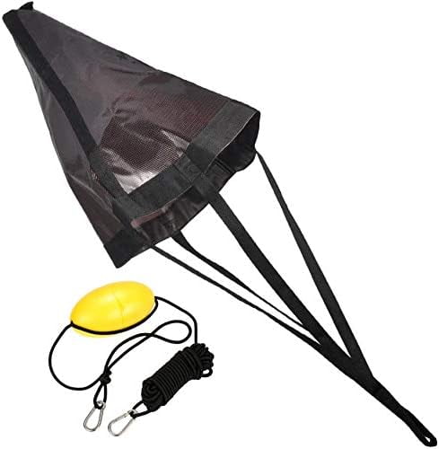 Sea Anchor Drift Sock,32”/42”/53” Parachute Drift Anchor with Harness ...