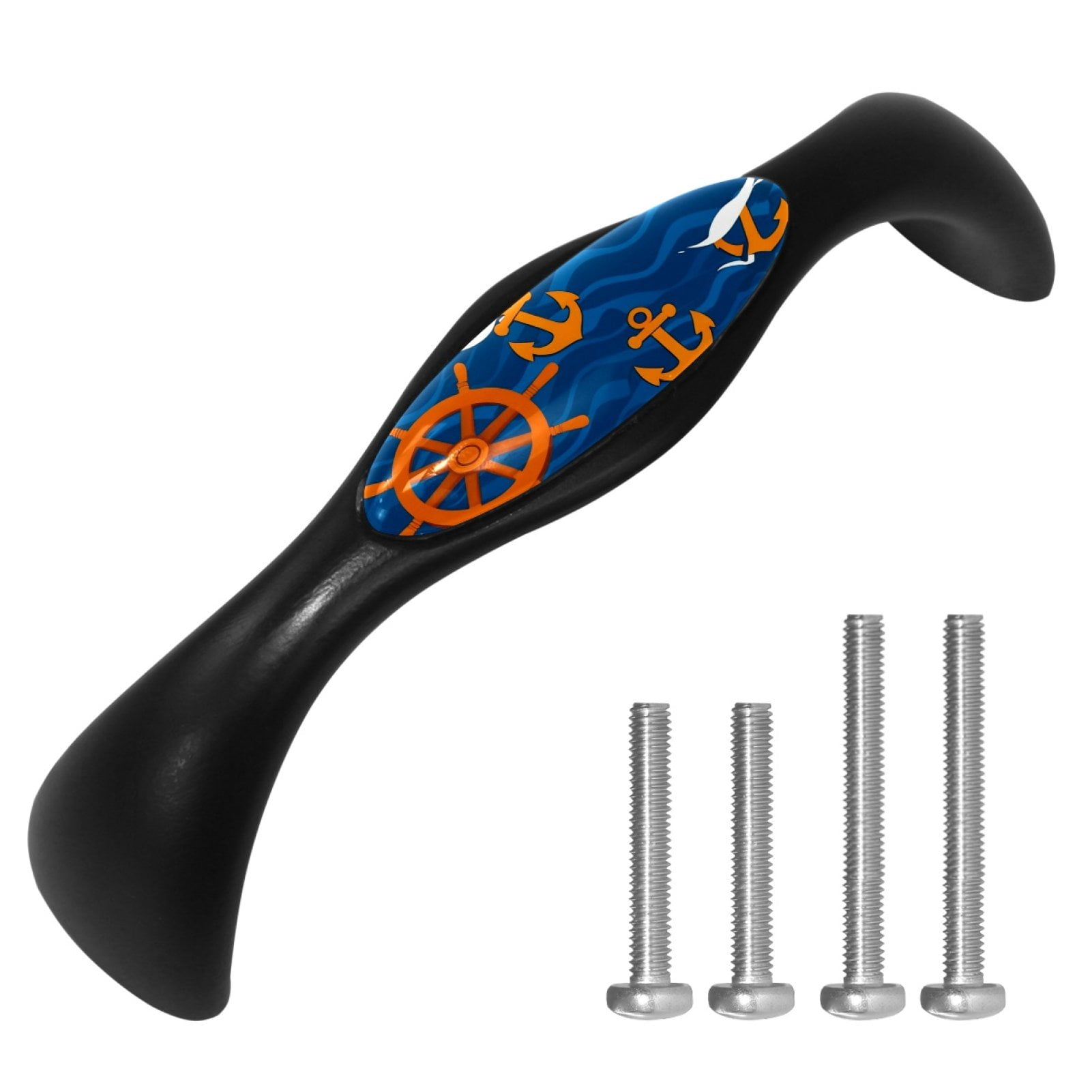 Sea Anchor Kitchen Cabinet Pull Knobs Drawer Hardware Handles for Door ...