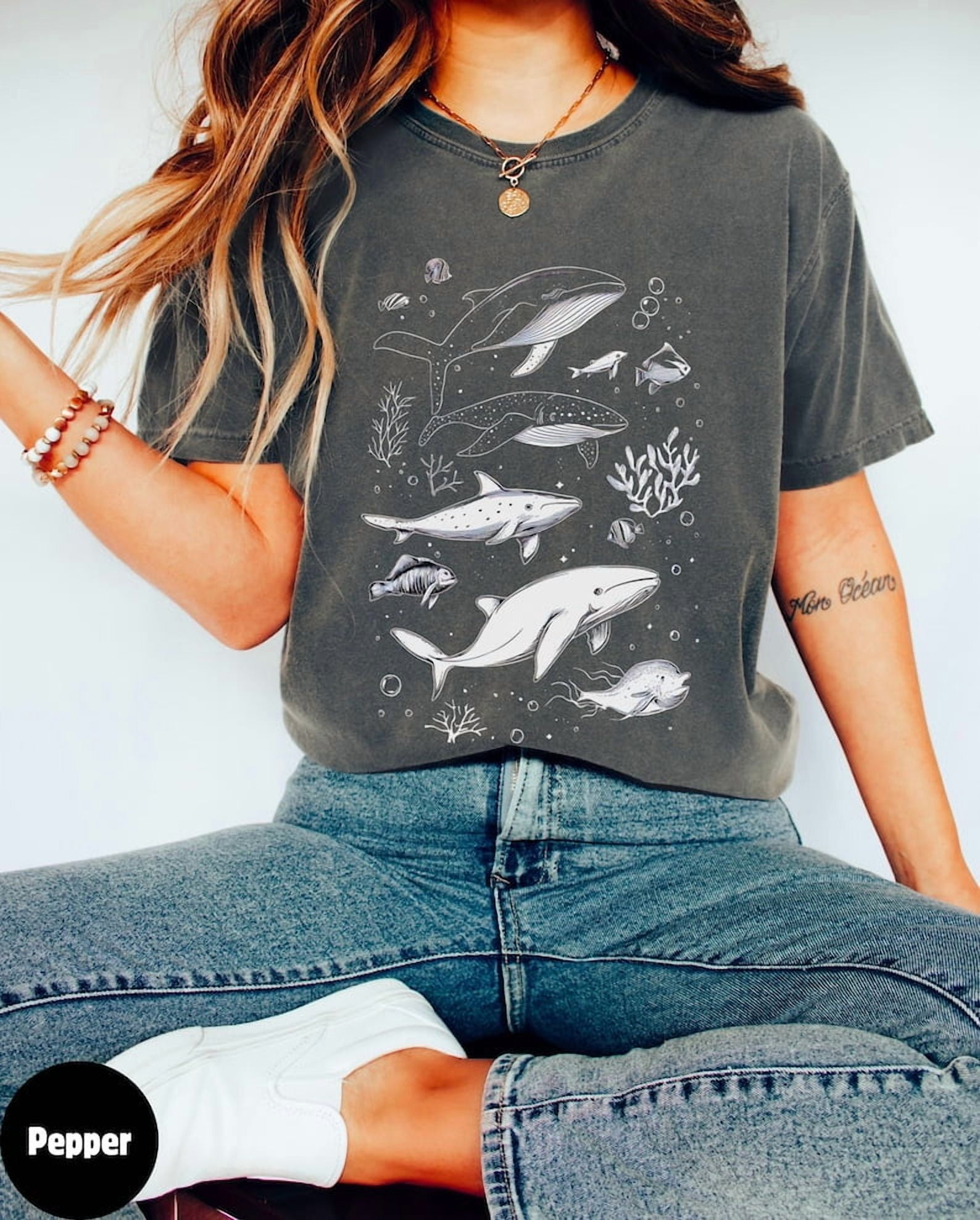 Sea Animal 90s Retro Shirt, Ocean Nature, Sea Life, Ocean Gifts, Ocean ...