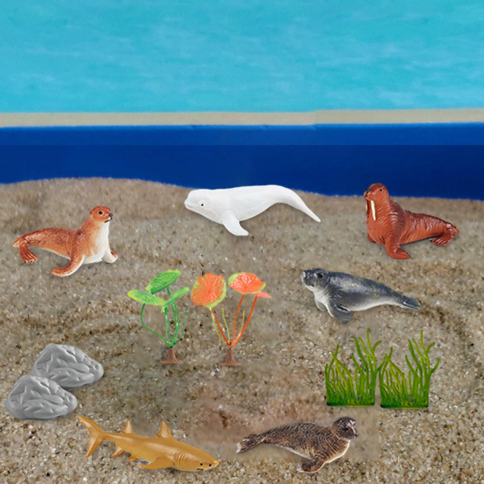 Sea Animal Creatures Deep Sea Animals Figurines Realistic Educational ...