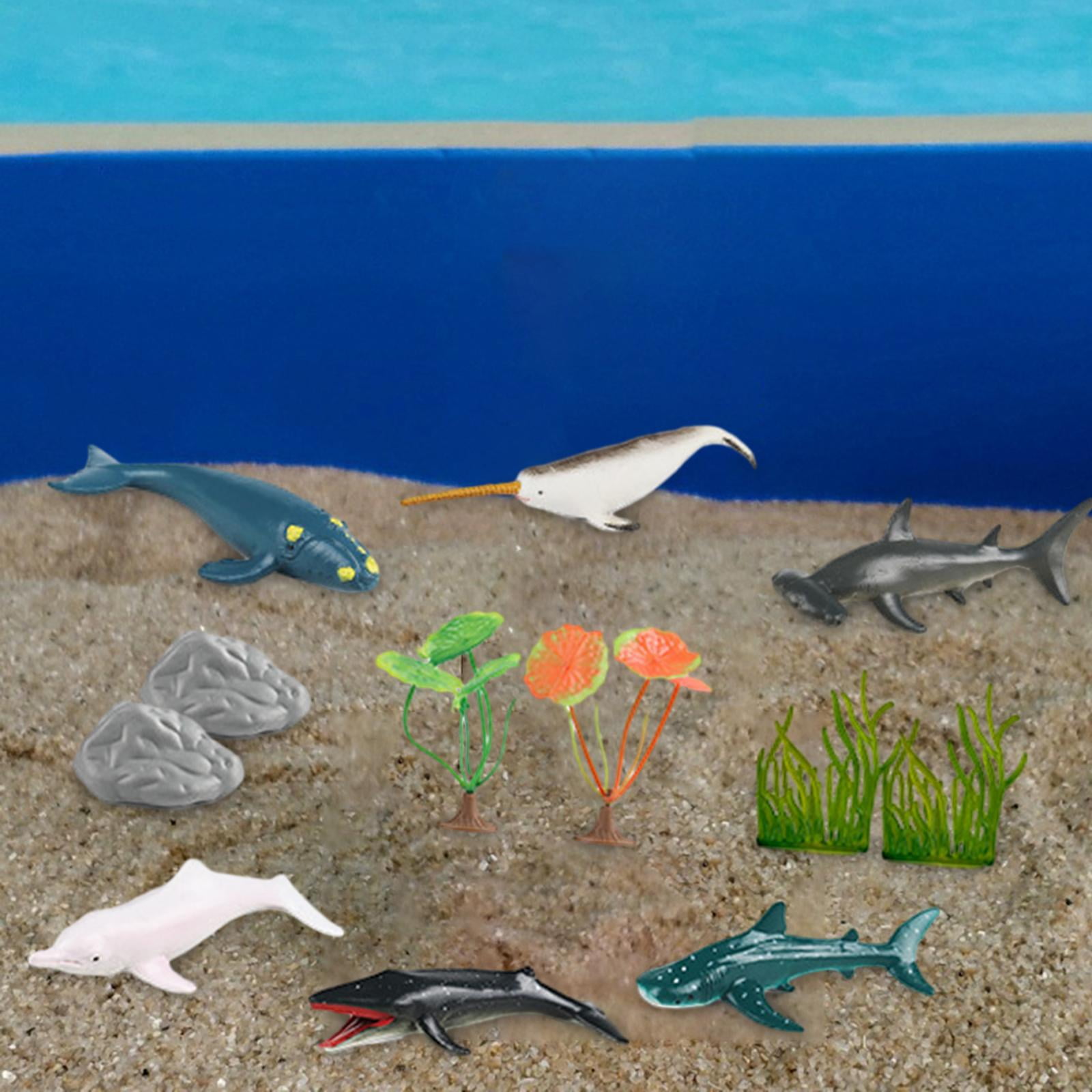 Sea Animal Creatures Deep Sea Animals Figurines Realistic Educational ...