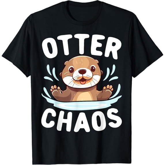 Sea Animal Love Otters Fan T Shirt - Walmart.com