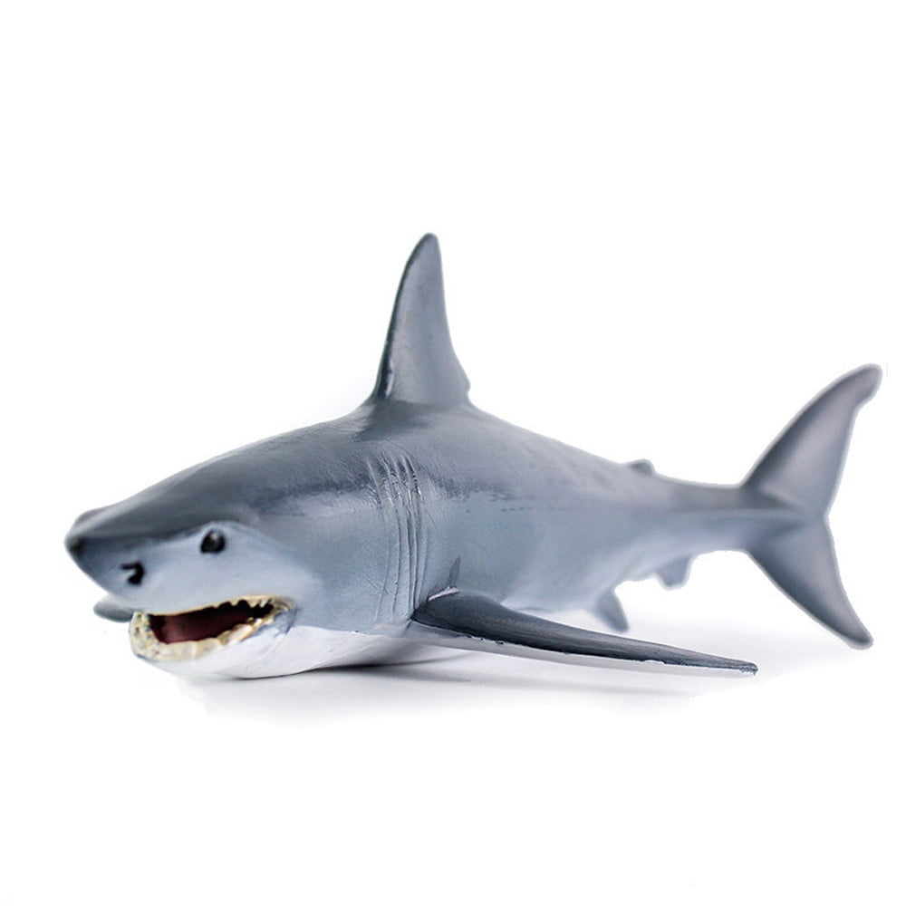 Sea Animal Shark Toys, Realistic Ocean Animal Blue Shark Figure Party ...
