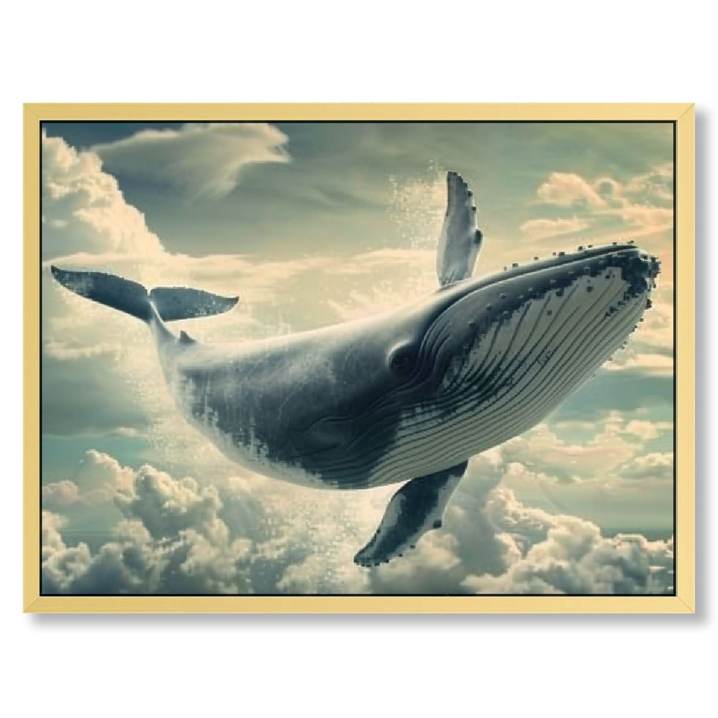Sea Animal Whale Poster Modern Wall Art Poster Gift HD Picture Print ...