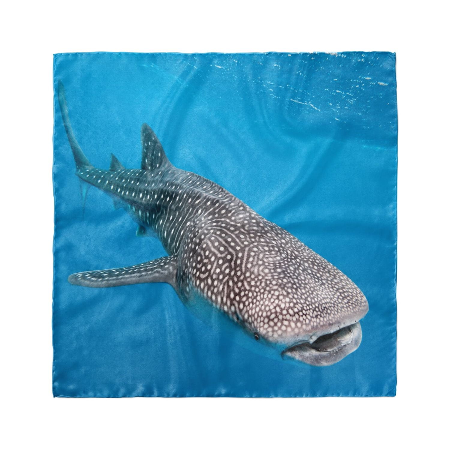 Sea Animals Head Scarf, Swimming Whale Sea, Head Wrap, 3 Sizes, by ...
