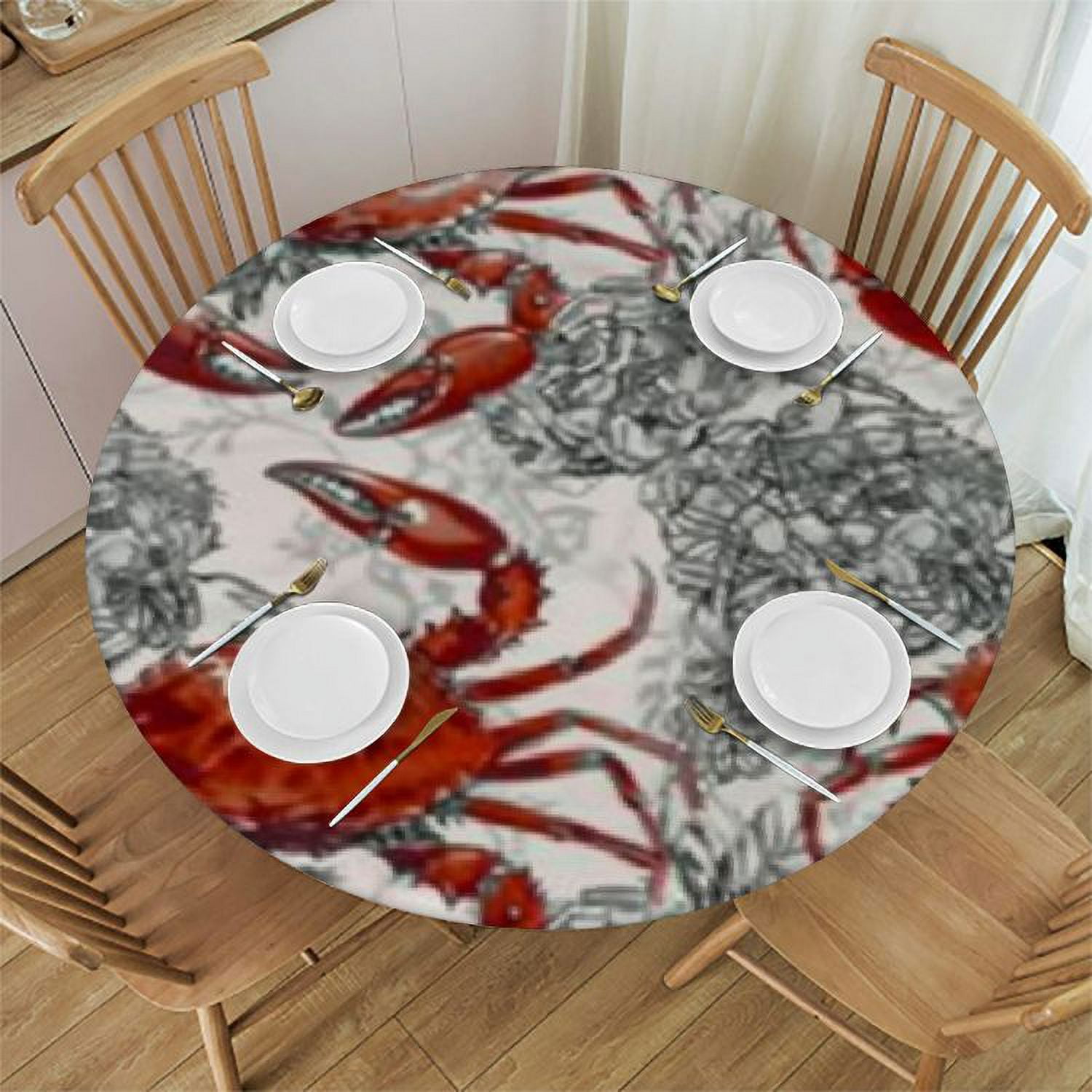 , Sea Animals Theme Illustration of on White Backg Pattern Art Print ...
