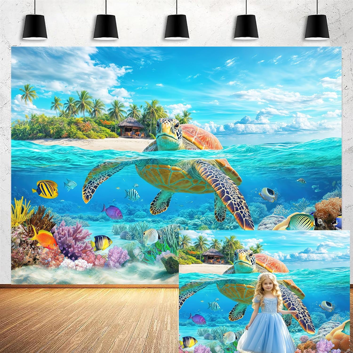 Under The Sea Backdrop Ocean Underwater Summer Photography Backdrop ...