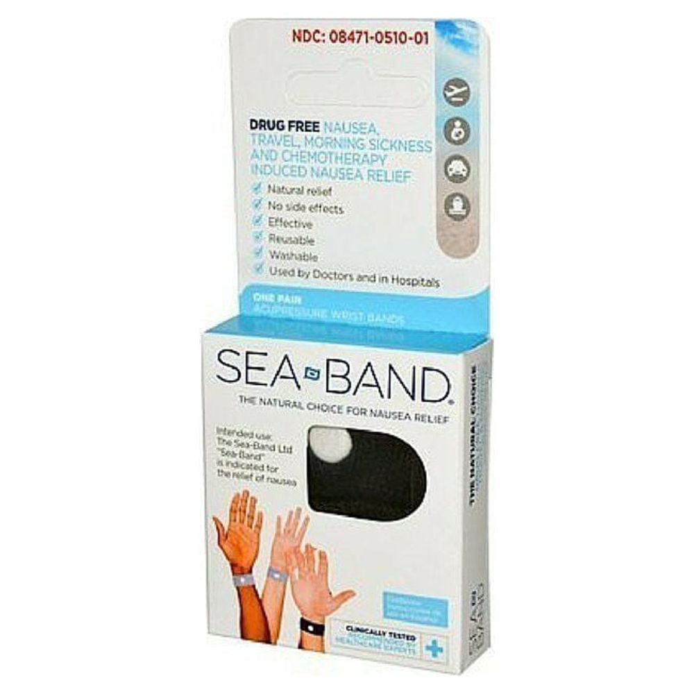 Sea-Band The Original Wristband Adults - 1 Pair, Colors May Vary, 4 ...