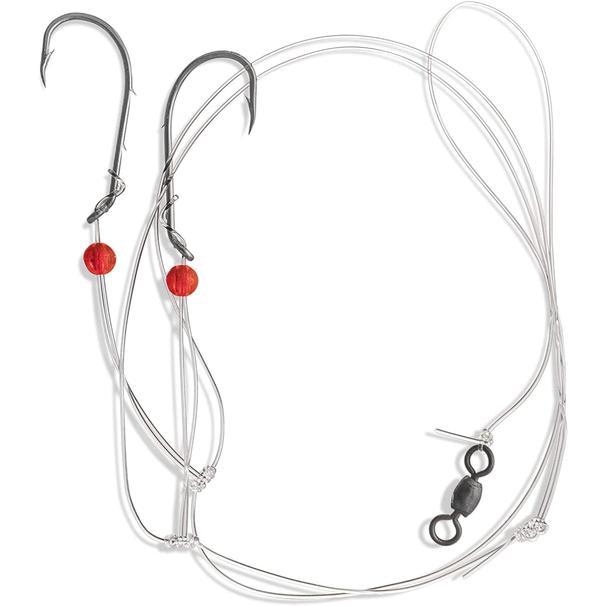 Sea Bass Rig 10 Pack - Hi/Lo – Mustad Size 3/0 Bait Hook - 60lb Heavy ...