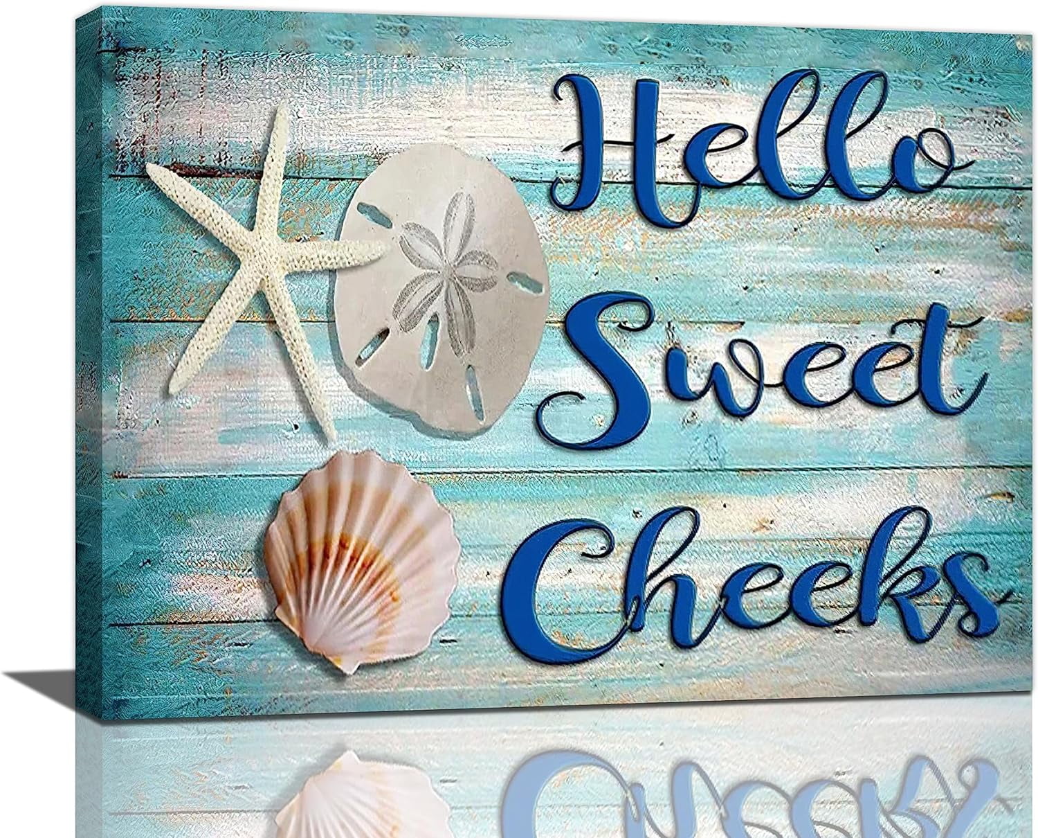 Sea Bathroom Decor Wall Art Beach Seashell Starfish Pictures Wall Decor ...