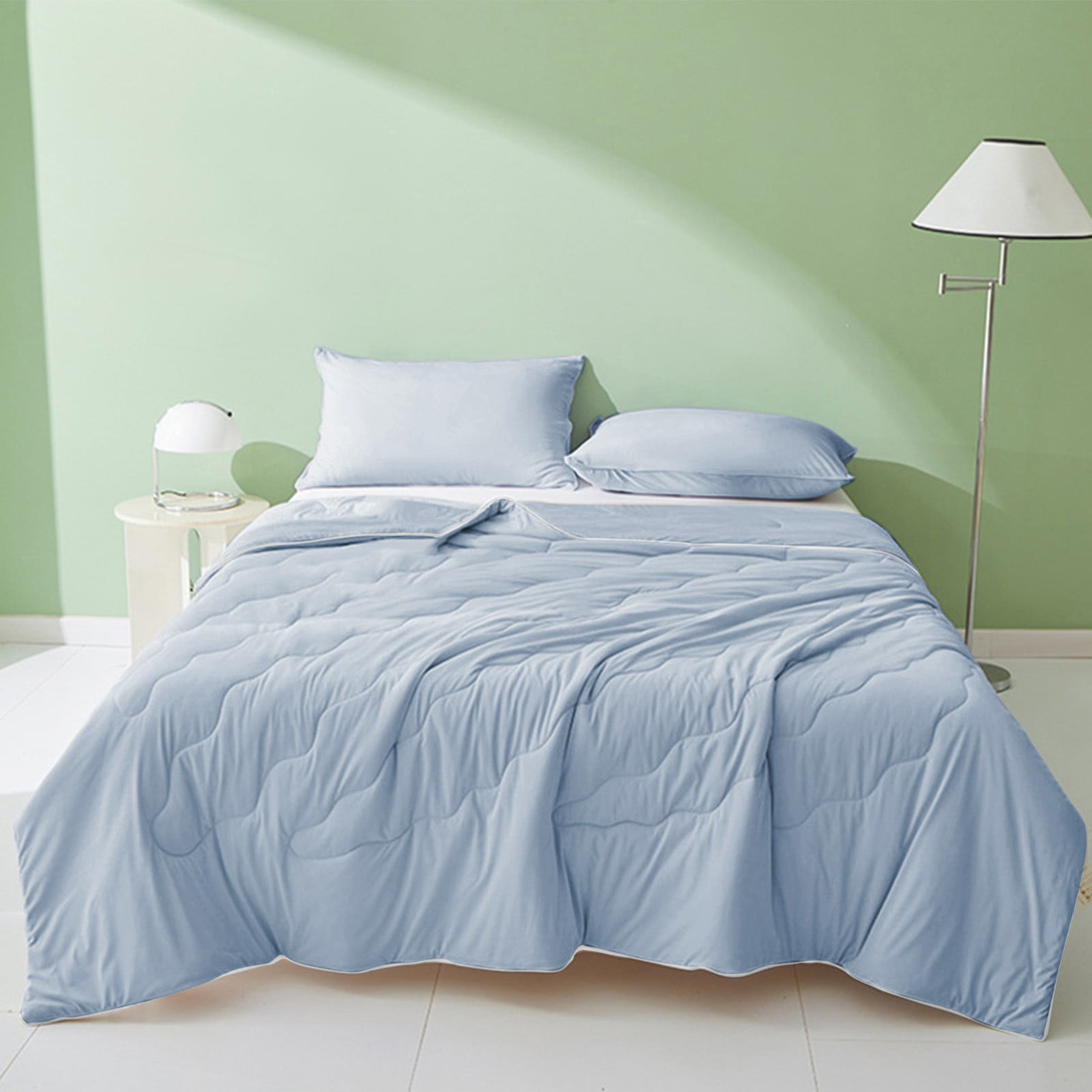 (Sea Blue) Summer Air Conditioning Quilt 150*200Cm Ha,1*Air ...