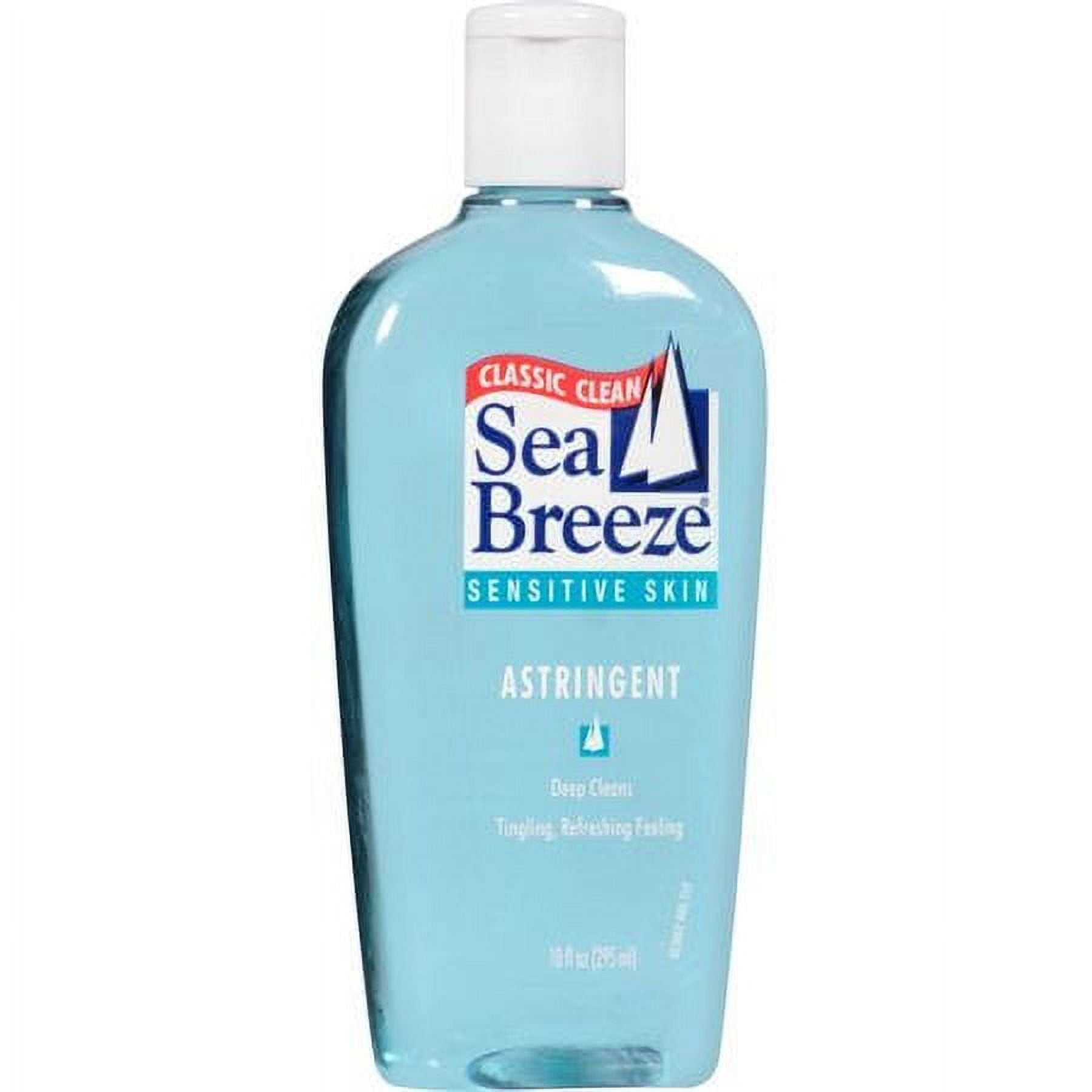 Sea Breeze Fresh-Clean Astringent Sensitive Skin, 10 oz (Pack of 2 ...