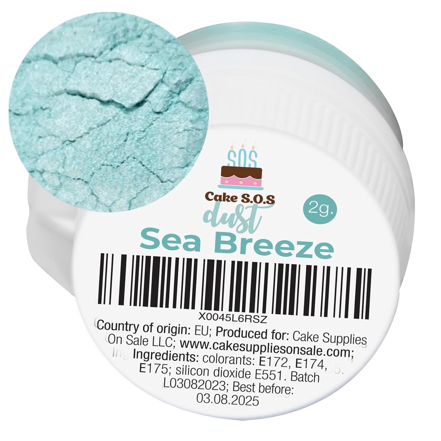 Sea Breeze Metallic Luster Dust, 2 grams - Walmart.com