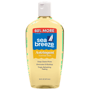 Sea Breeze Actives Sensitive Skin Astringent, 10oz, Cleanses, Tones and ...