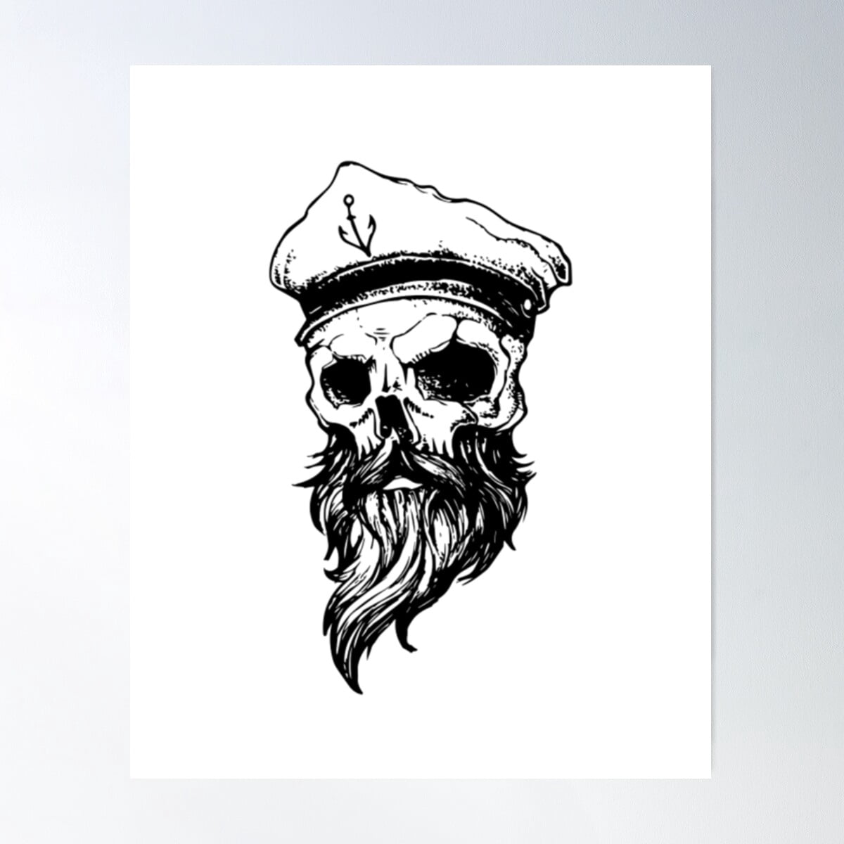 Sea Captaine Poster Wall Art, Modern Wall Decor For Living Room Bedroom ...