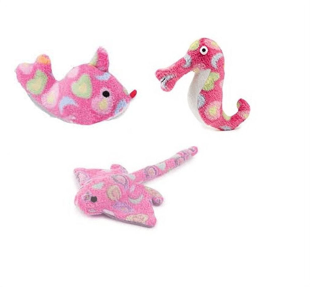 Sea Charmers Dog Toys Ocean Creature Squeak Toy Seahorse Fish Stingray ...