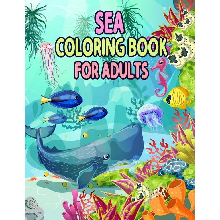 ocean coloring book pages